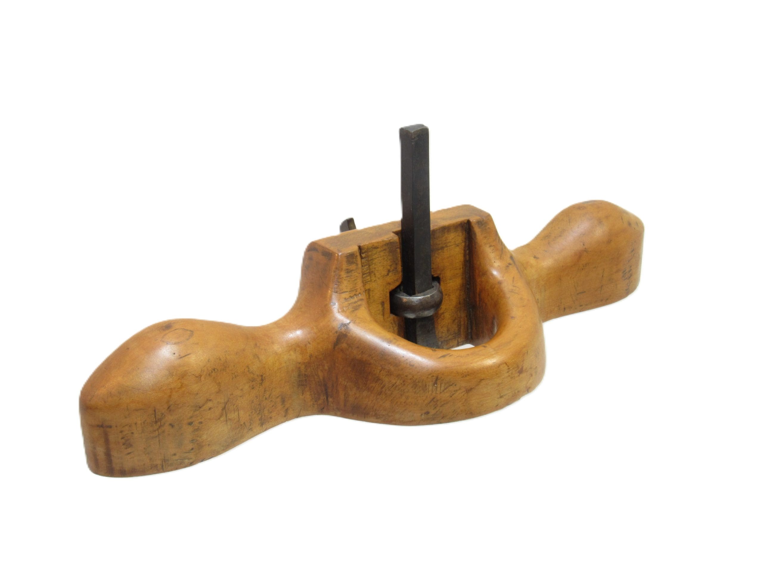Sweet Curvaceous Wooden Router Plane With Large Bulbous Handles 7/8 ...