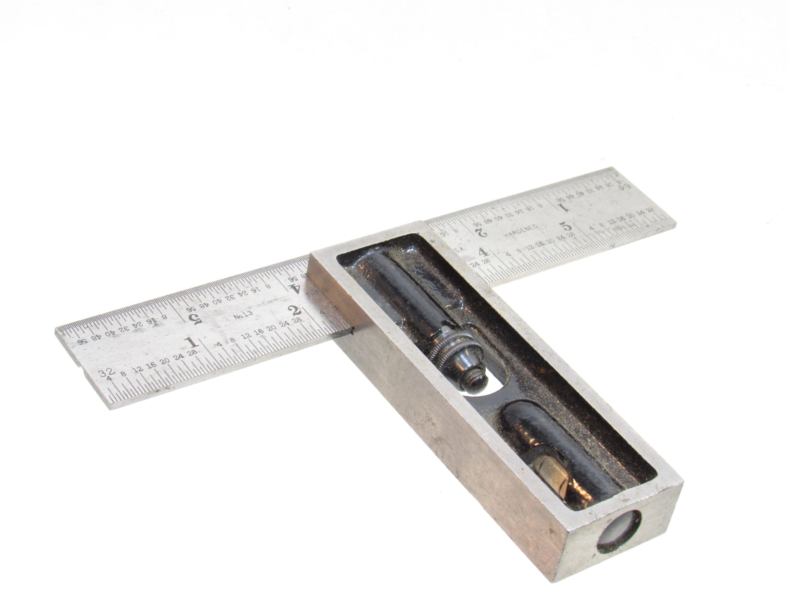 Fine Starrett Co Athol Mass No 13 - 6" Double Square - Michael ...