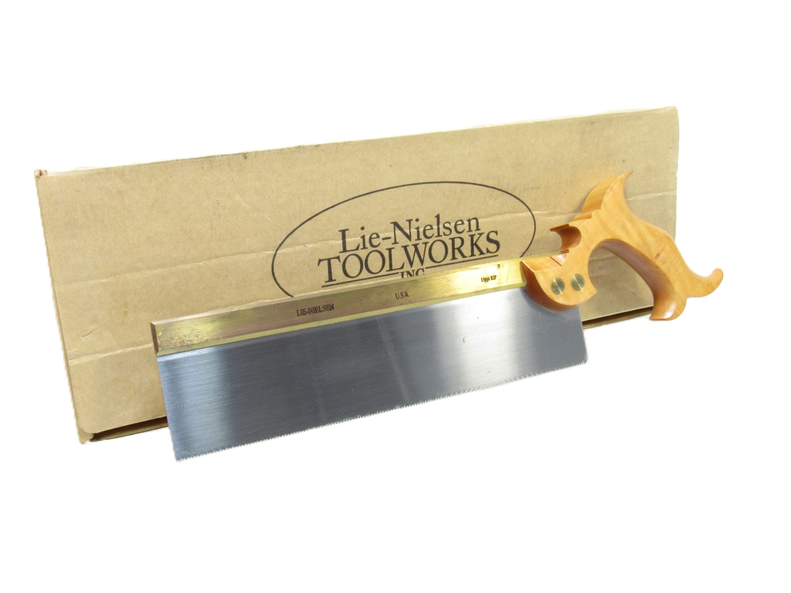 Superb Lie Nielsen Back Saw With 11" Plate & 15 PPI With Maple Handle ...