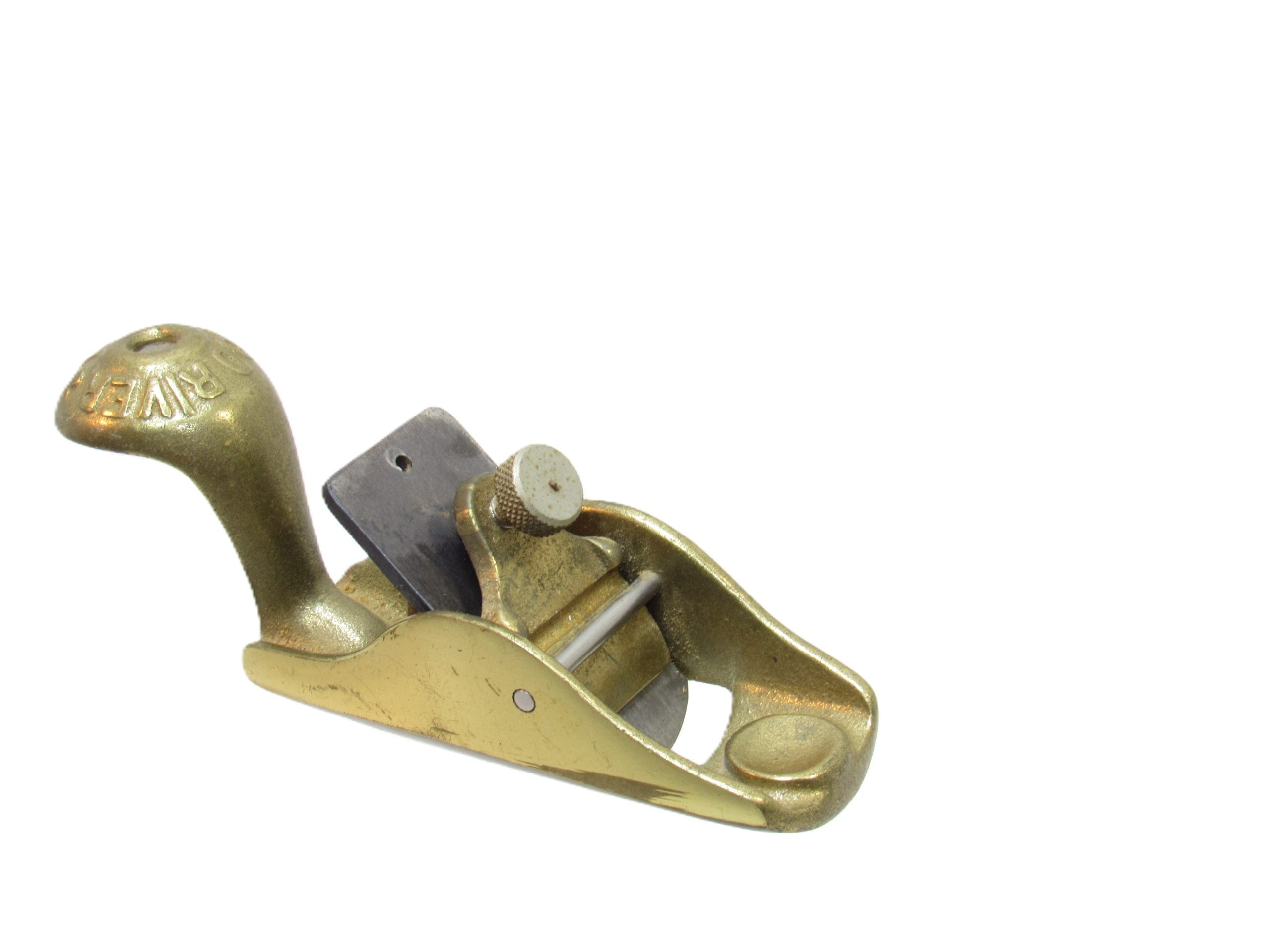 Superb Hard To Find Woodriver # 100 1/2 Curved Sole Bronze Tail Handled ...