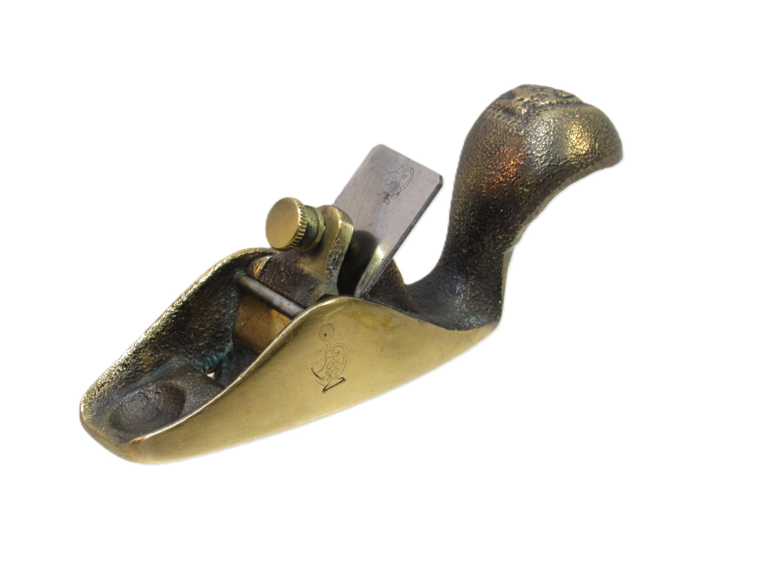 Superb Hard To Find W C S # 100 Flat Sole Bronze Tail Handled ...