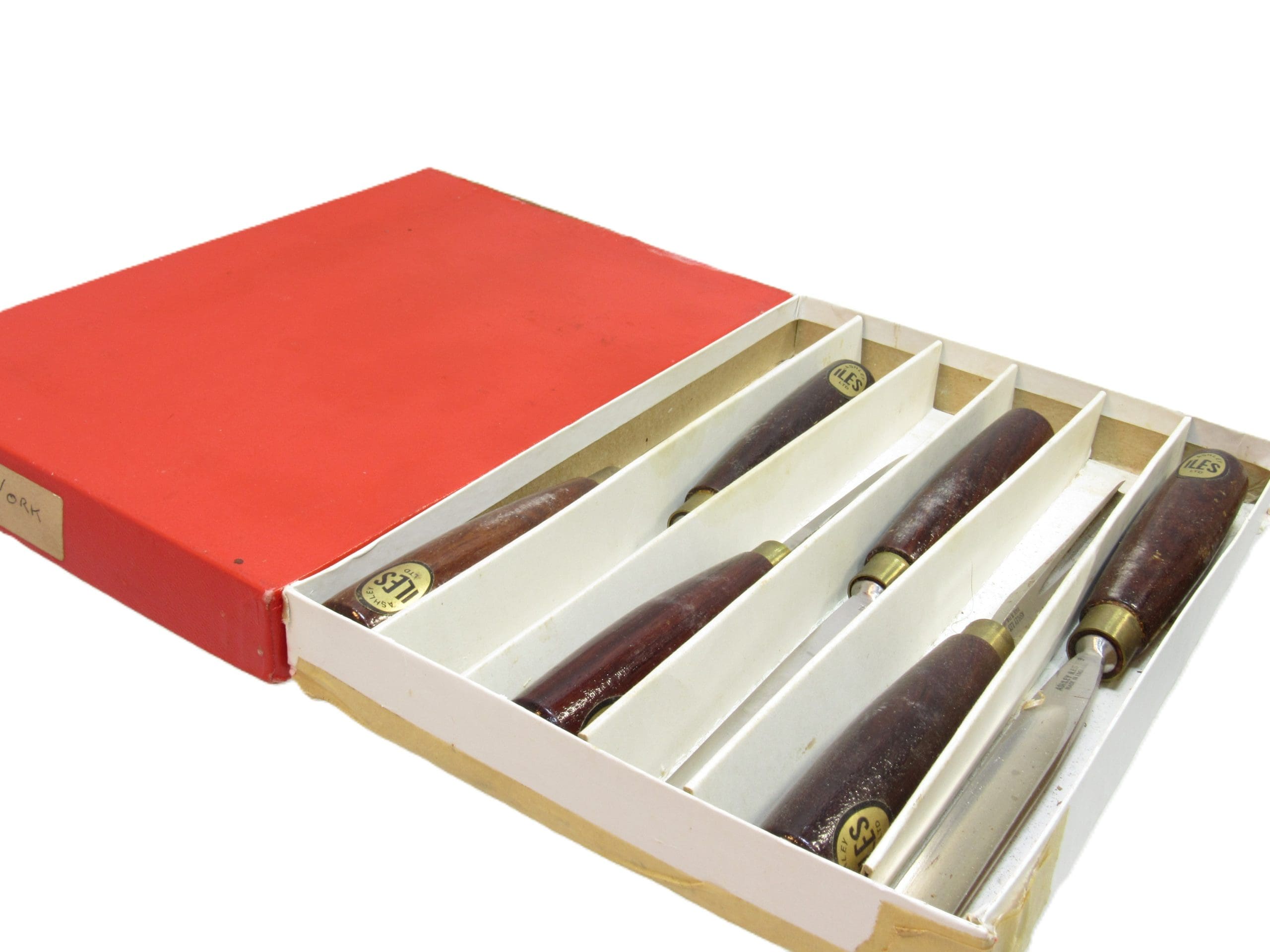 Set Of 6 Ashley Iles Carving Chisel In Original Box - Michael Rouillard ...
