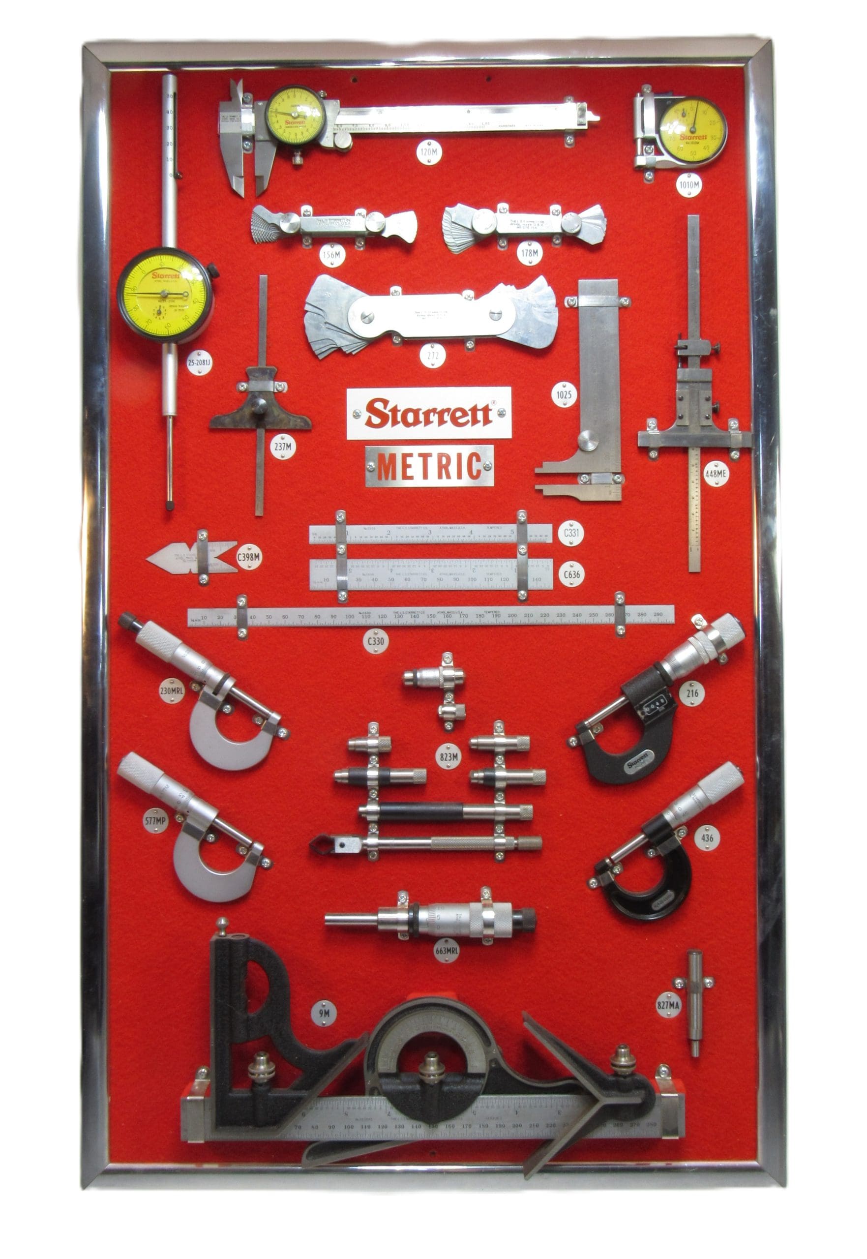 Very Rare And Minty Metric Starrett Show Case Display Board - Michael ...