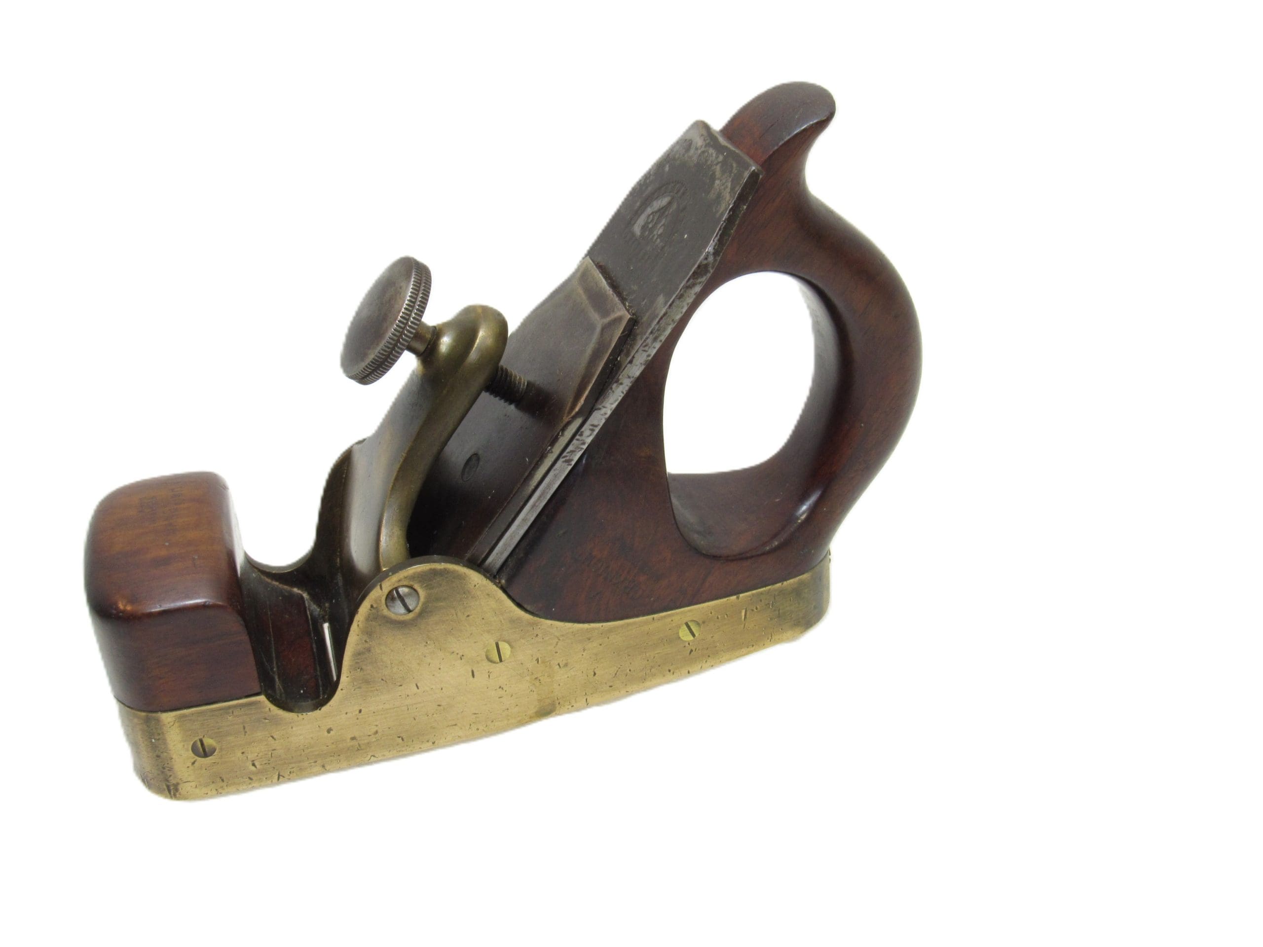 Beautiful Brass And Rosewood Infill Smoothing Plane With A Great ...