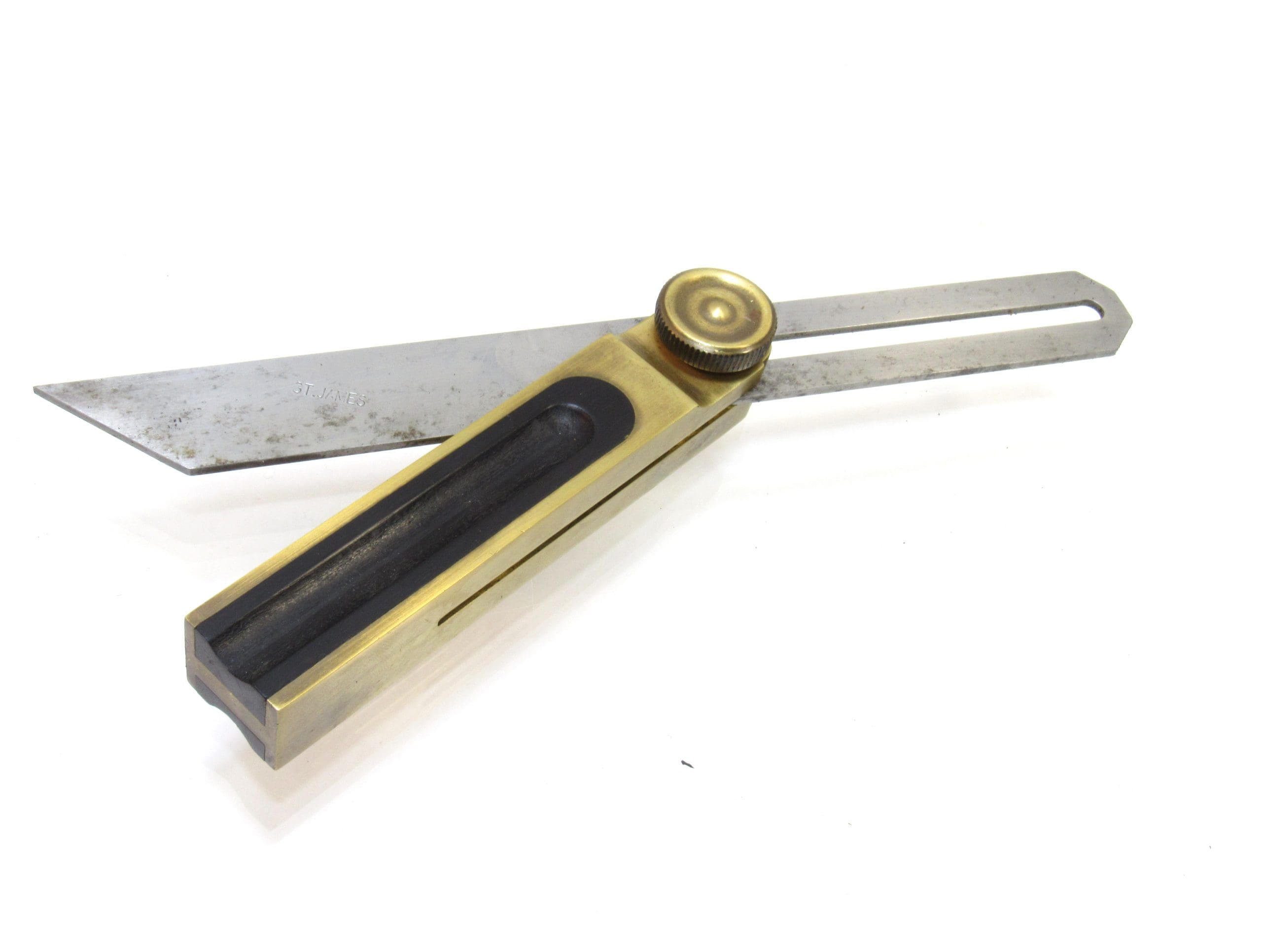 Spectacular Rare ST James Tool Company 10" Very Heavy Brass & Ebony ...